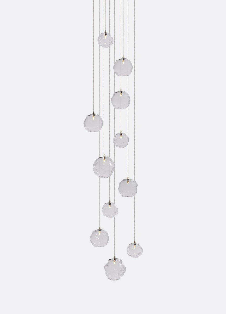 Bespoke & Customizable Smooth Glass Blown Nimbus Multi-Pendant Lighting ...